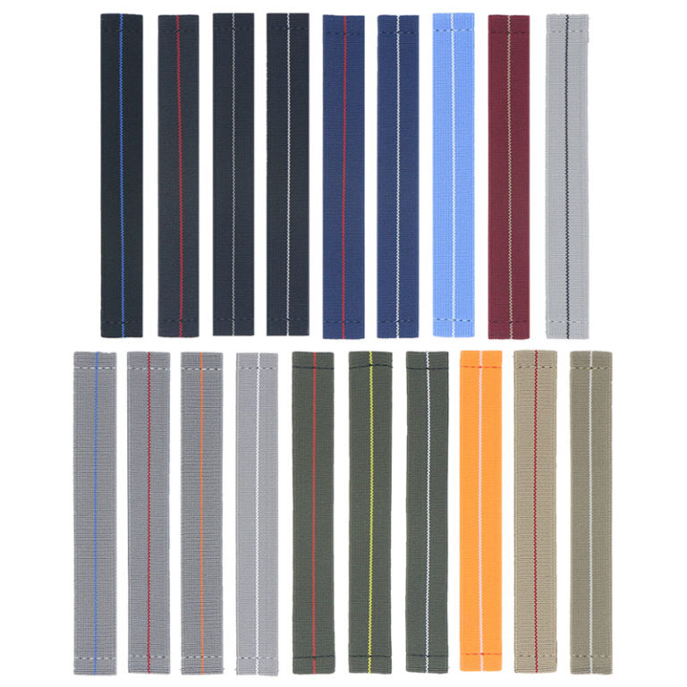 Striped Nylon Stretch Strap | StrapsCo