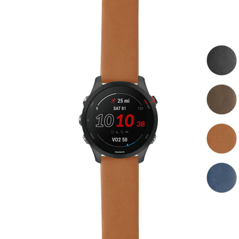 Thick Leather StrapFor Garmin Forerunner 255 | StrapsCo