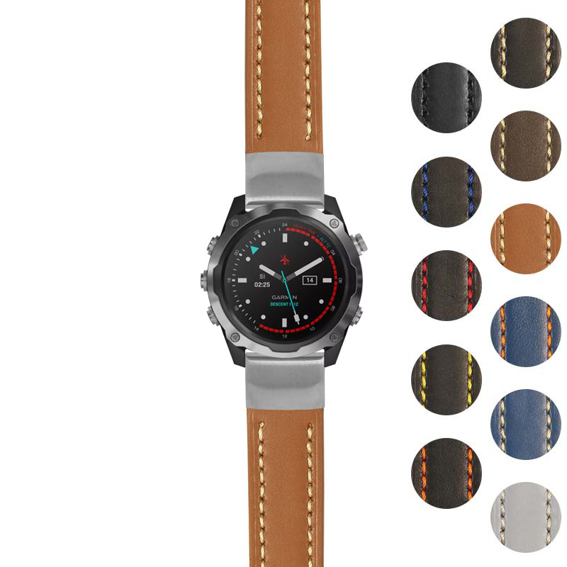 Rugged Leather Strap For Garmin Descent Mk2 & Mk2i | StrapsCo