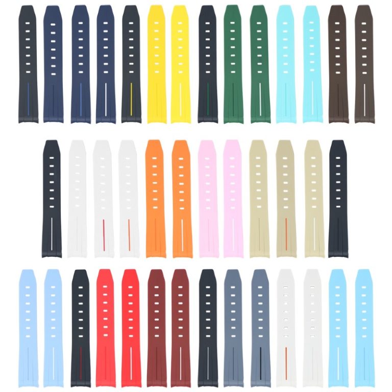 Fitted Smooth Rubber Strap For Omega Speedmaster | StrapsCo