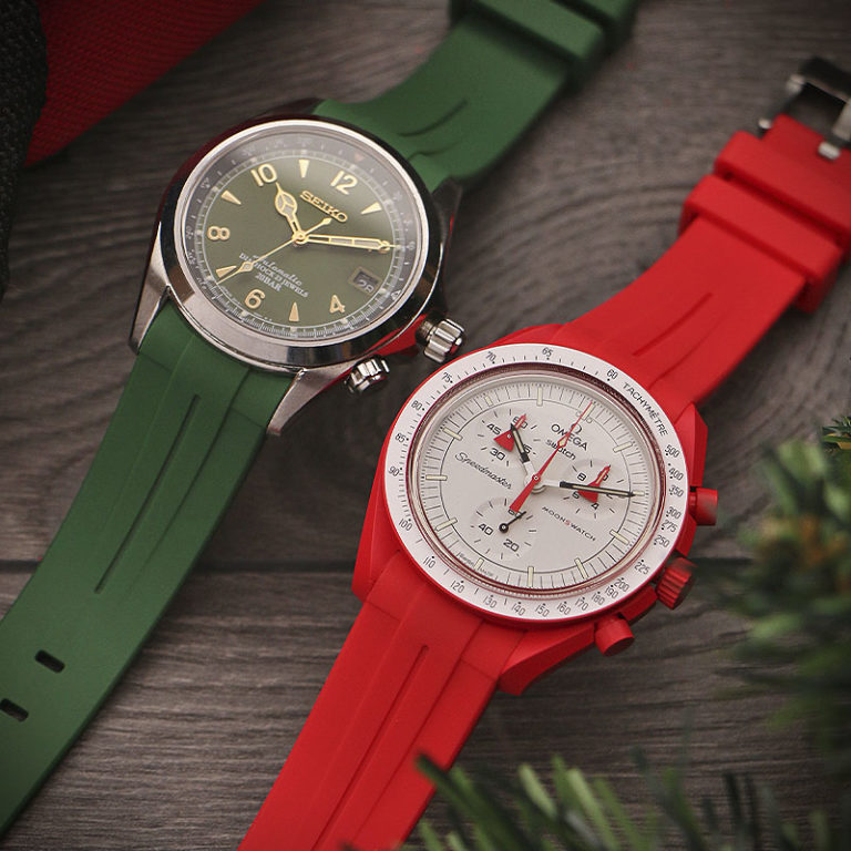 Fitted Smooth Rubber Strap For MoonSwatch | StrapsCo