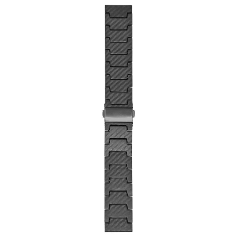 Carbon Fiber Link Bracelet For Garmin Forerunner 165 | StrapsCo
