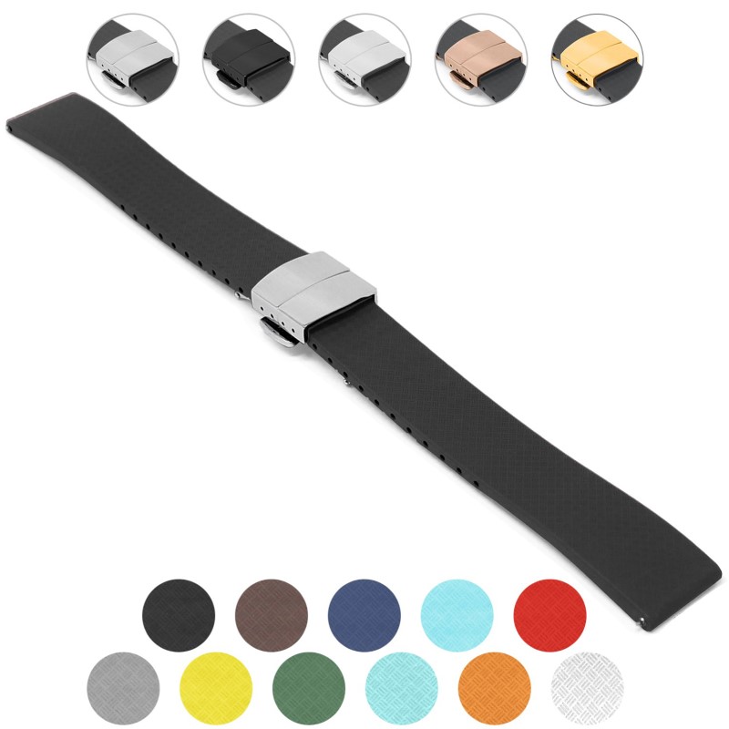 20mm Rubber Watch Bands | StrapsCo