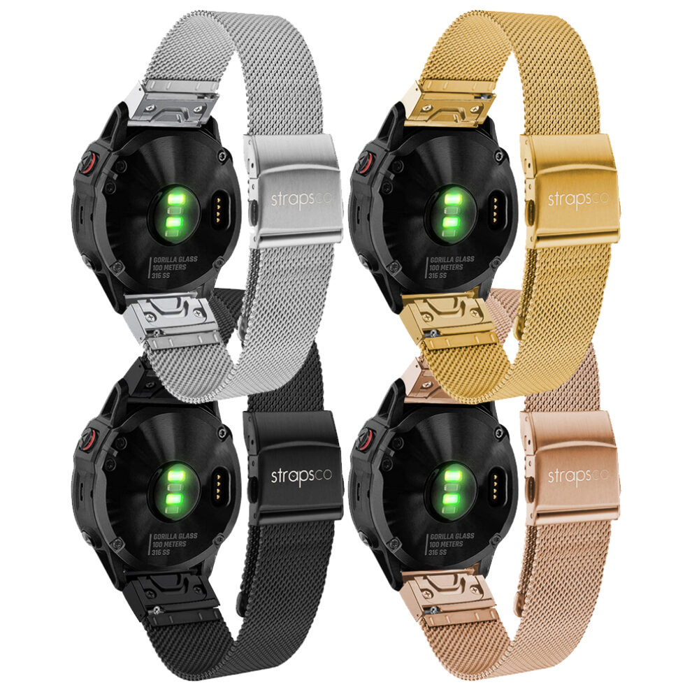 Pro Mesh Strap For Garmin Fenix 7S & 7S Pro | StrapsCo